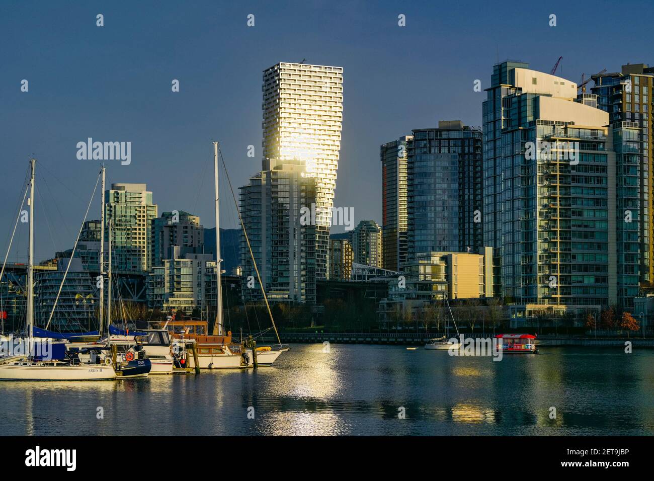 Vancouver House, building with a twist, False Creek, Vancouver, British ...