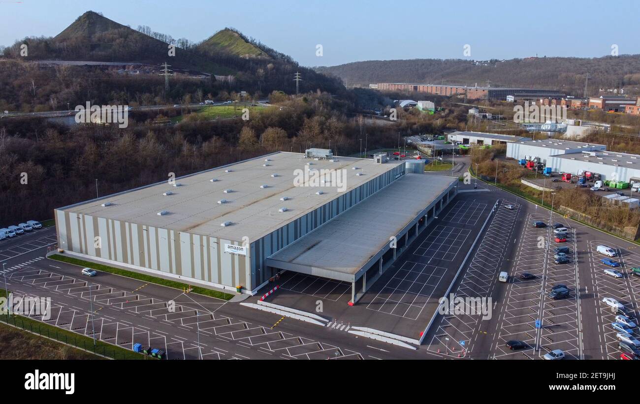 Amazon Logistics Center in Germany - VOELKLINGEN, GERMANY - FEBRUARY 22 ...