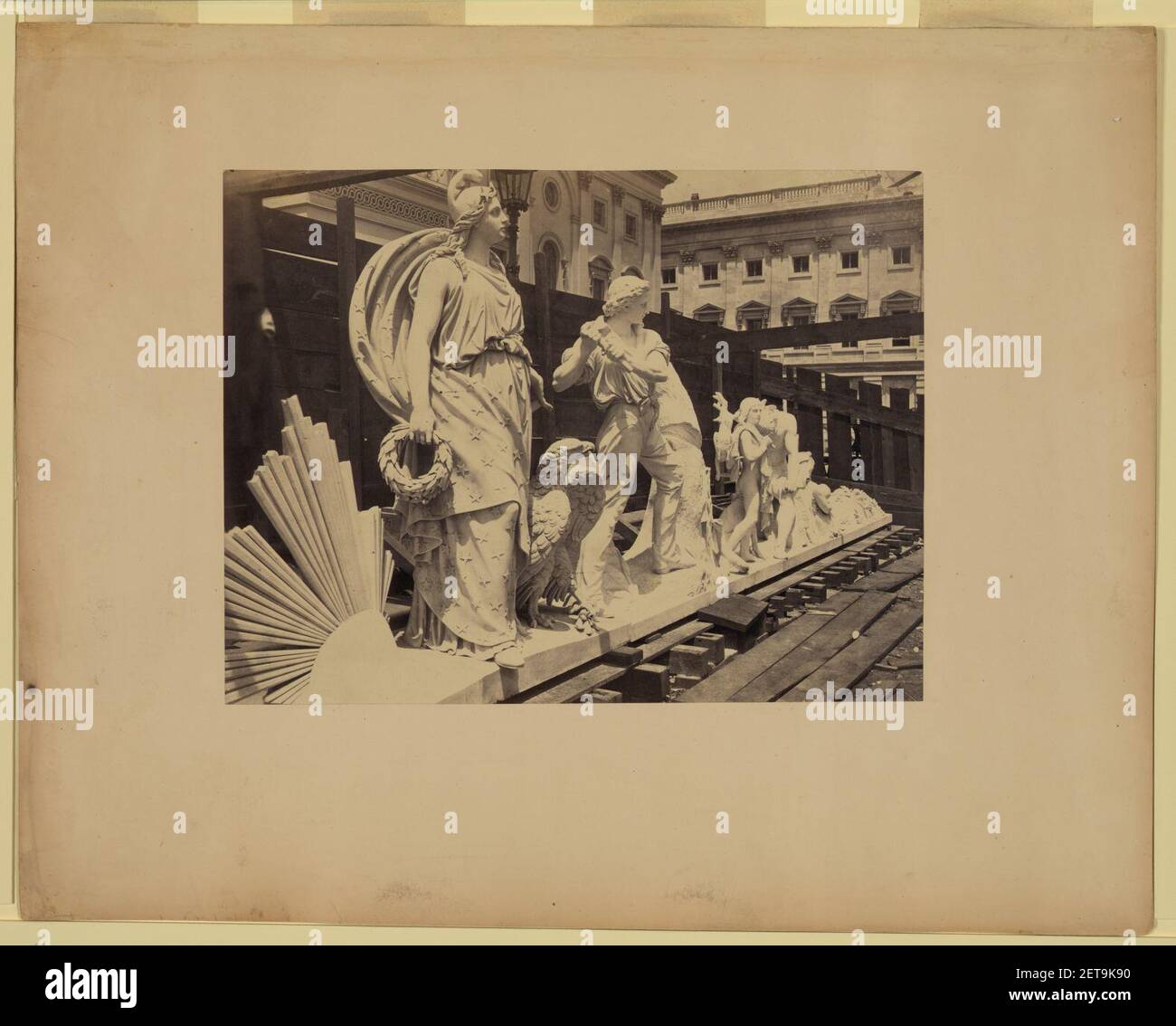 Pediment sculpture, U.S. Capitol Stock Photo - Alamy