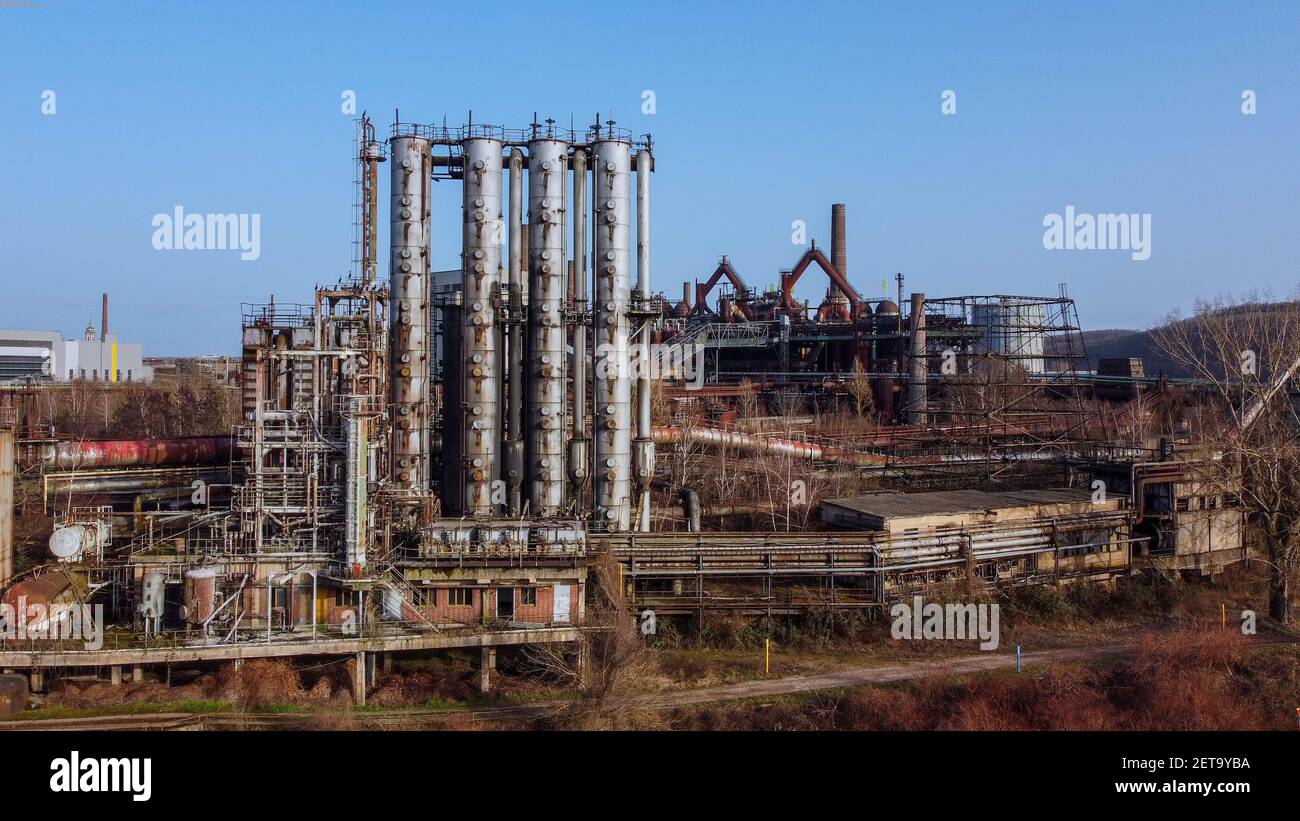 Old factory site in Germany - World Heritage Site Stock Photo - Alamy