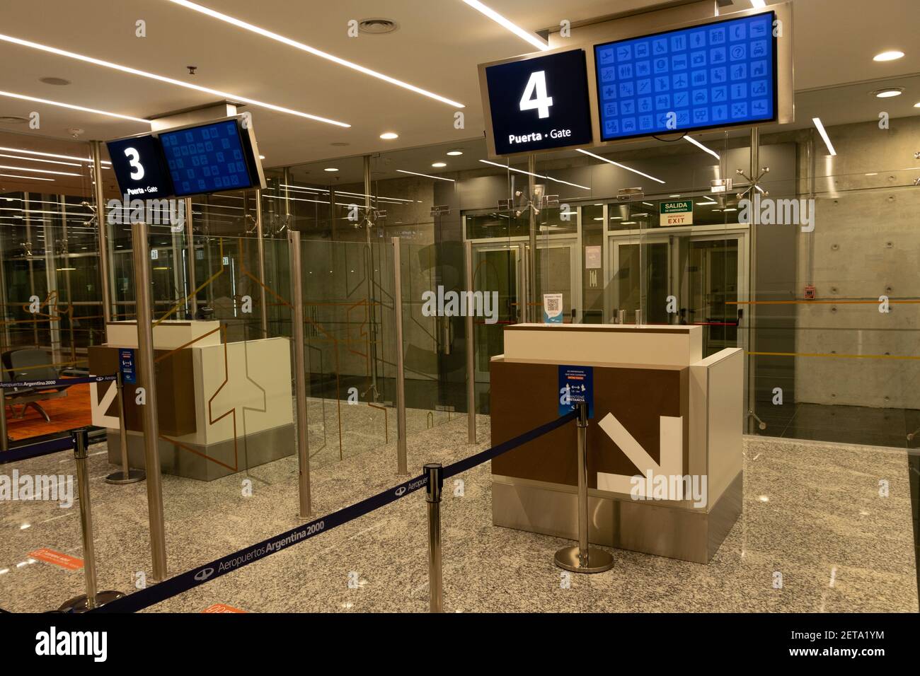 Empty passport control hi-res stock photography and images - Alamy