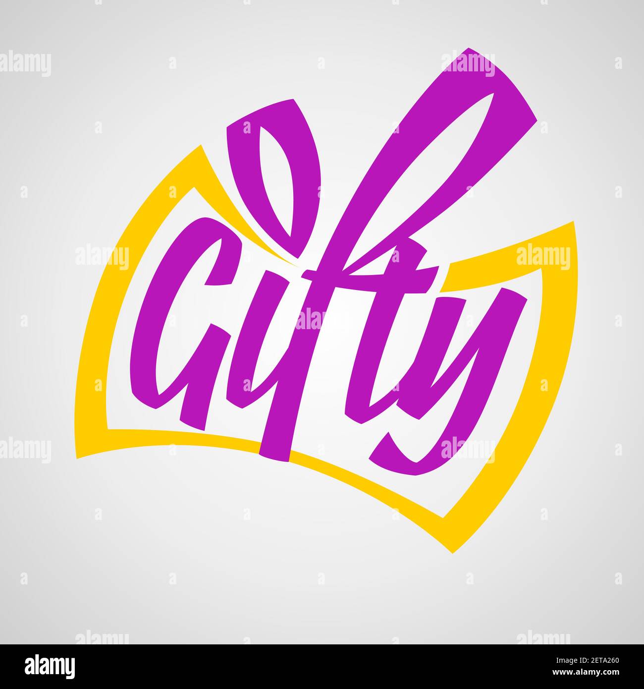 Vector gift shop logo design template. Vector, Emblem, Design Concept ...