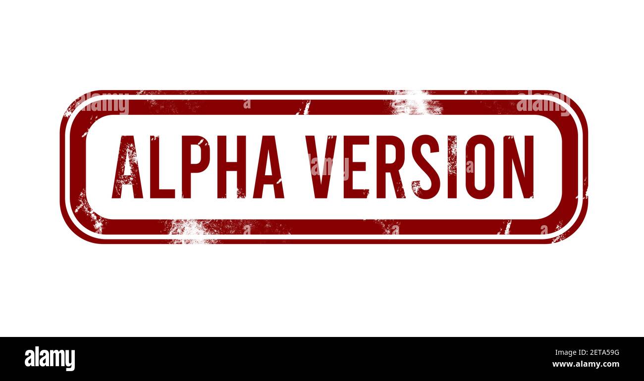 Alpha version hi-res stock photography and images - Alamy