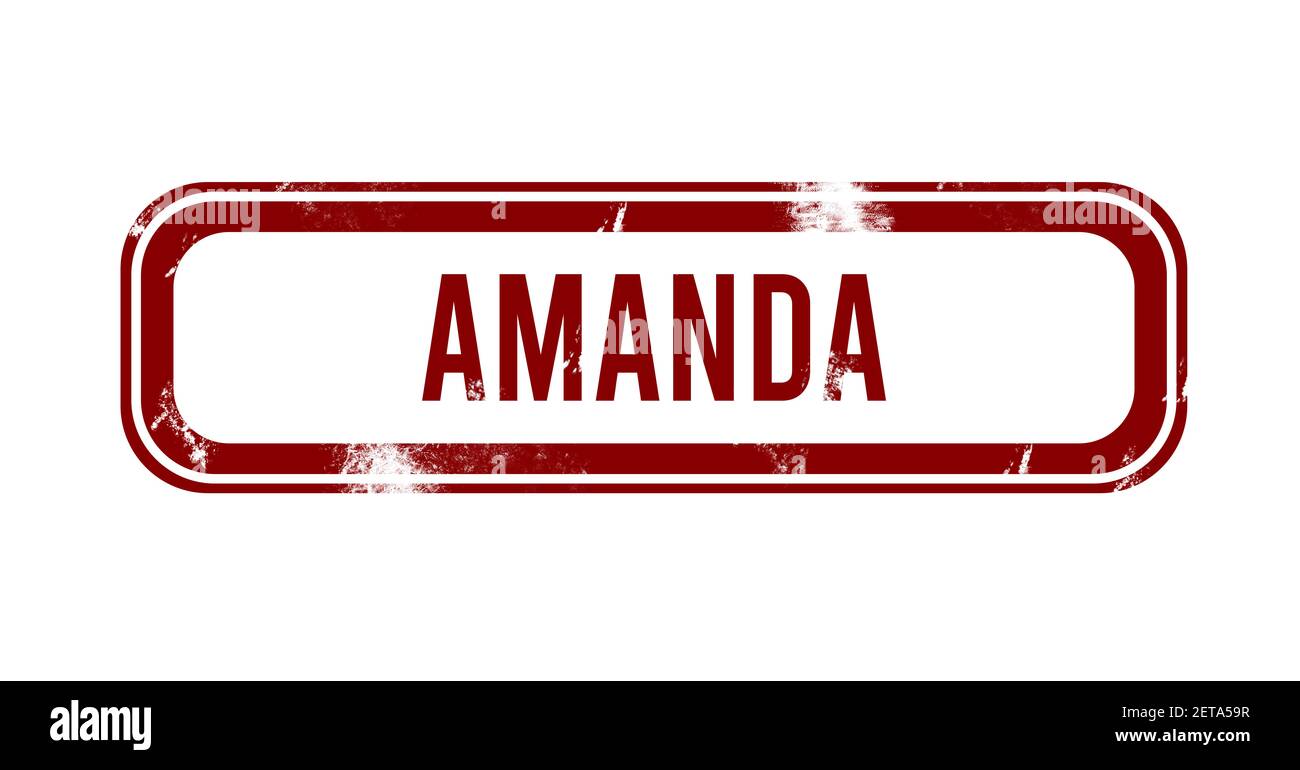 Amanda logo hi-res stock photography and images - Alamy