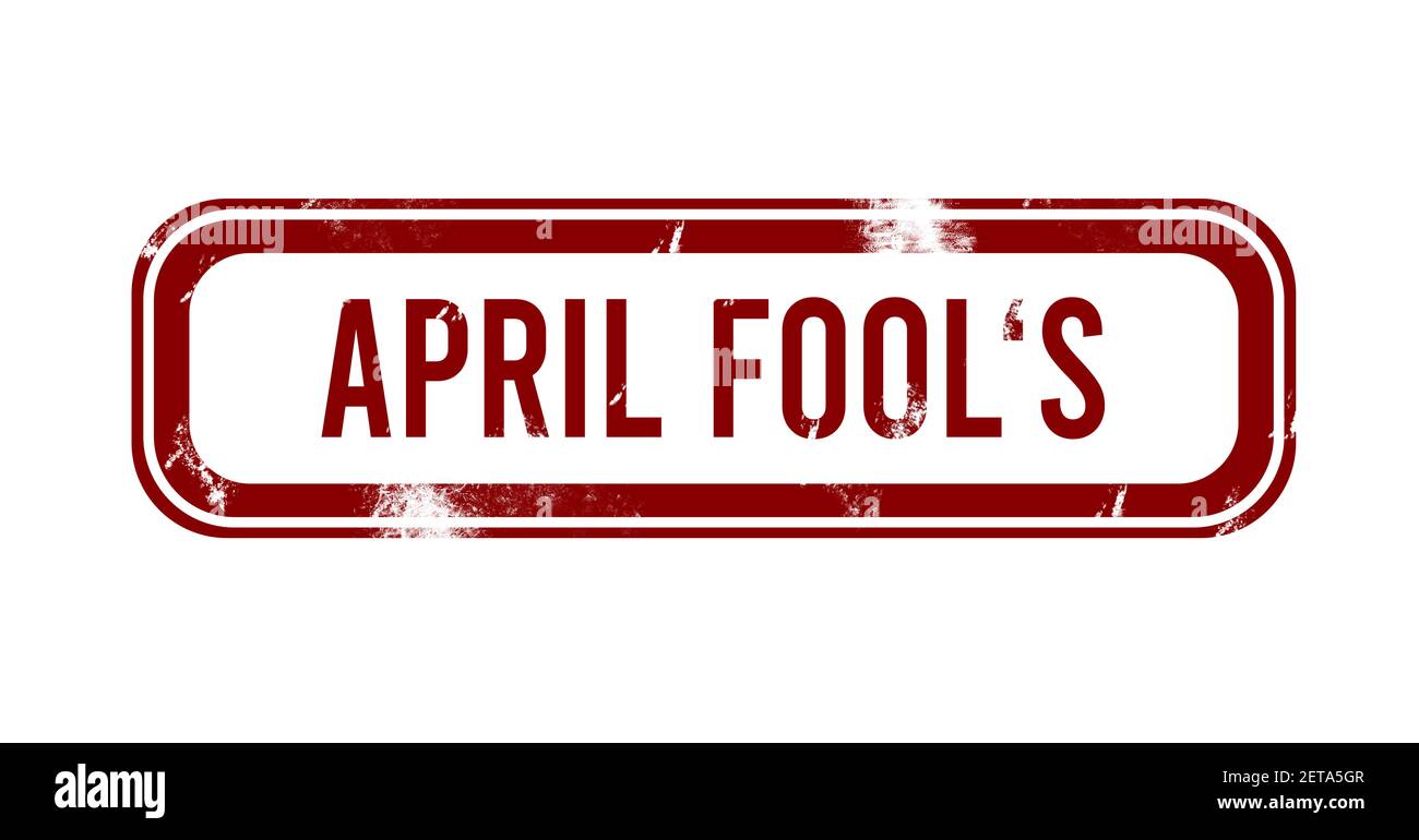 April fools day stamp hi-res stock photography and images - Alamy