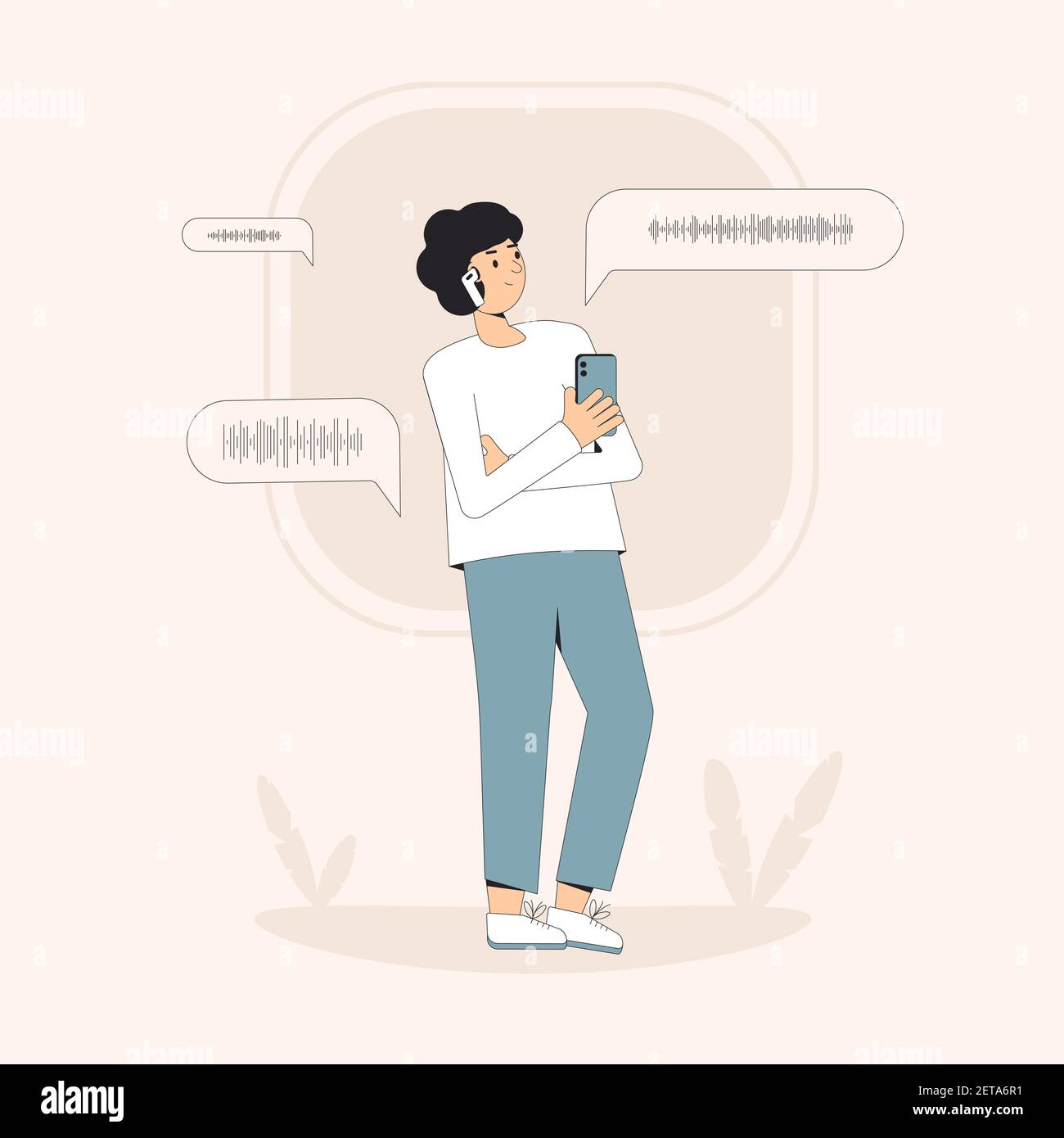 Social music platform Stock Vector Images - Alamy