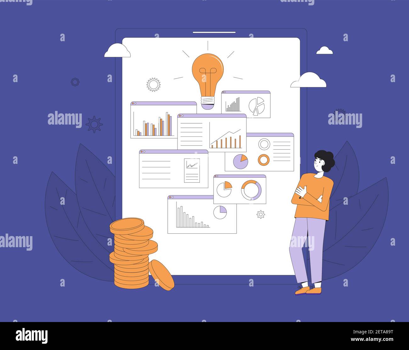 Consultant trader Stock Vector Images - Alamy