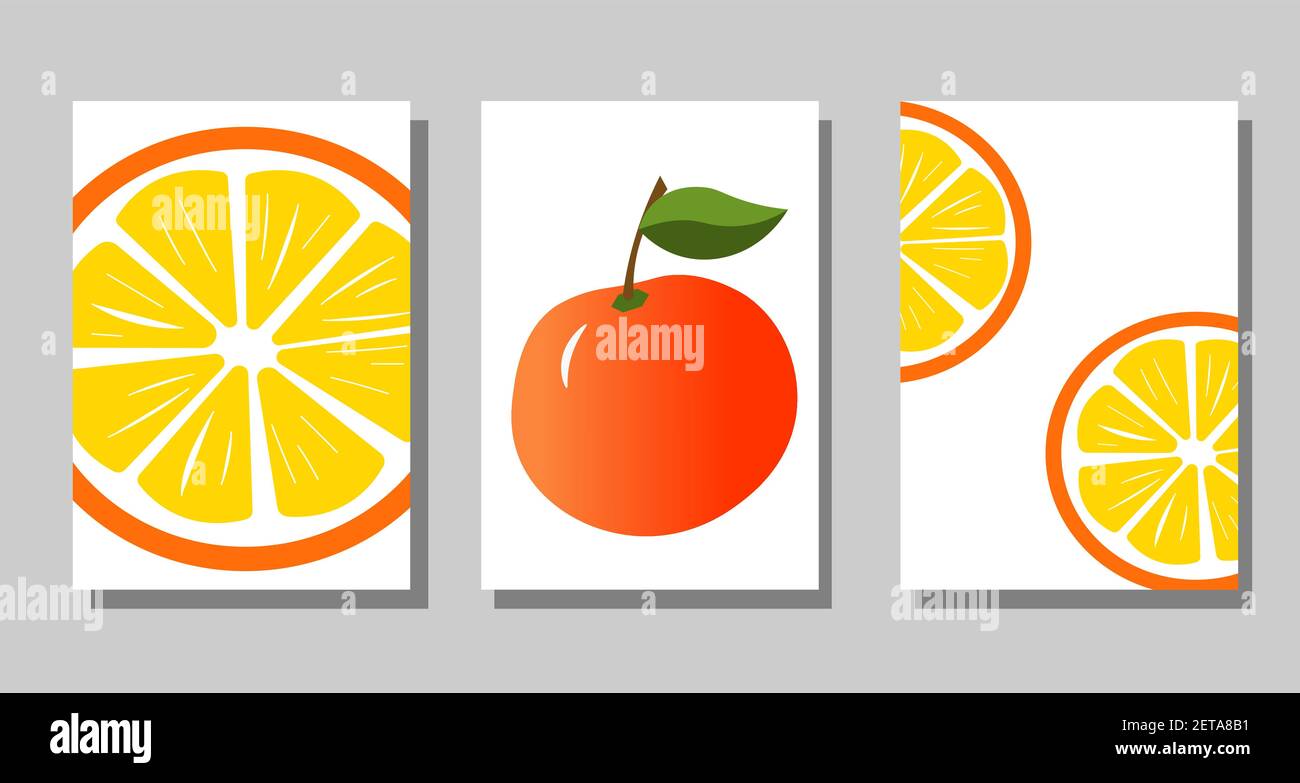 Posters orange Stock Vector Images - Alamy