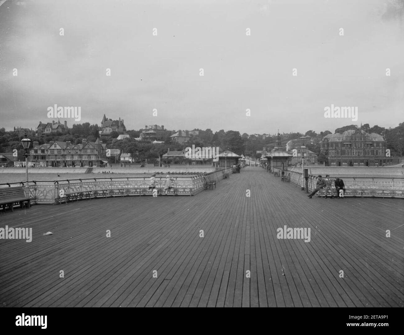 Penarth pier Black and White Stock Photos & Images - Alamy