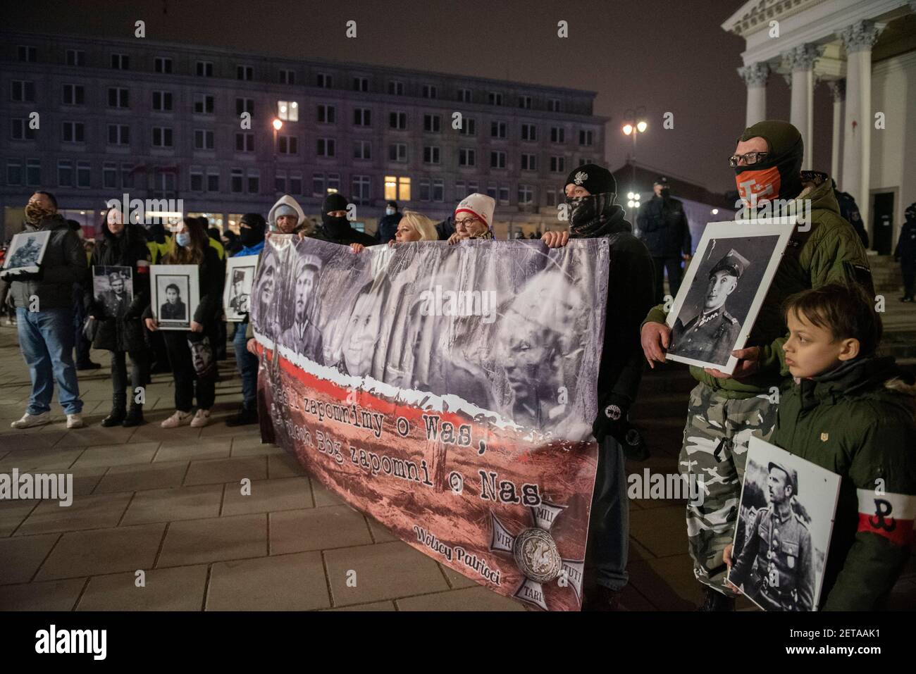 Warsaw, Warsaw, Poland. 1st Mar, 2021. Participants of the Cursed ...
