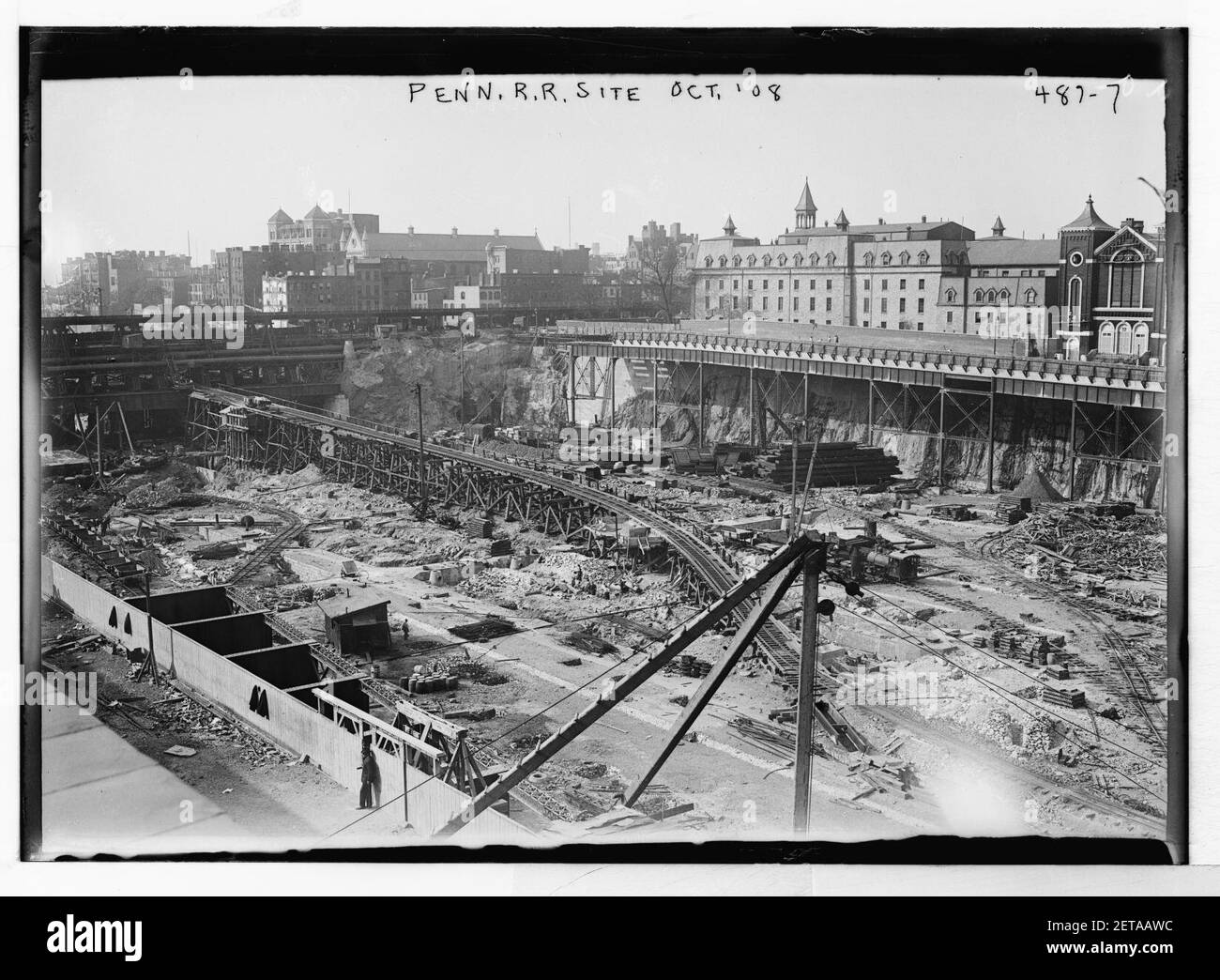 Historic railroad site Black and White Stock Photos & Images - Alamy