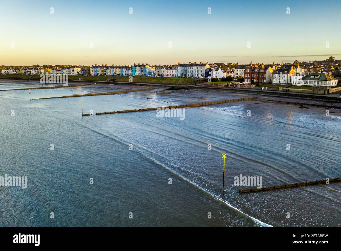 Ballyholme beach near Bangor in Northern Ireland Stock Photo - Alamy