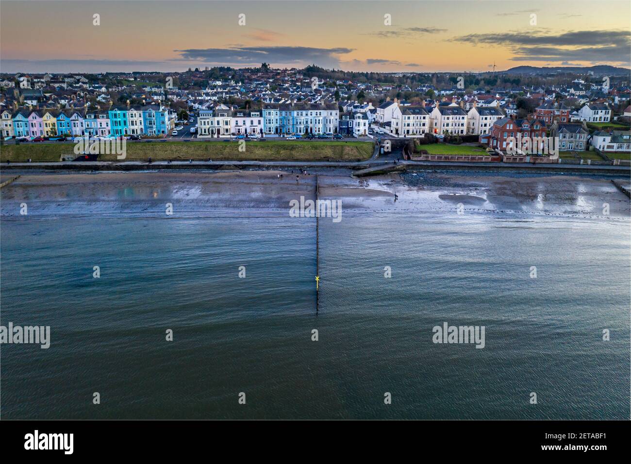 Ballyholme beach near Bangor in Northern Ireland Stock Photo - Alamy