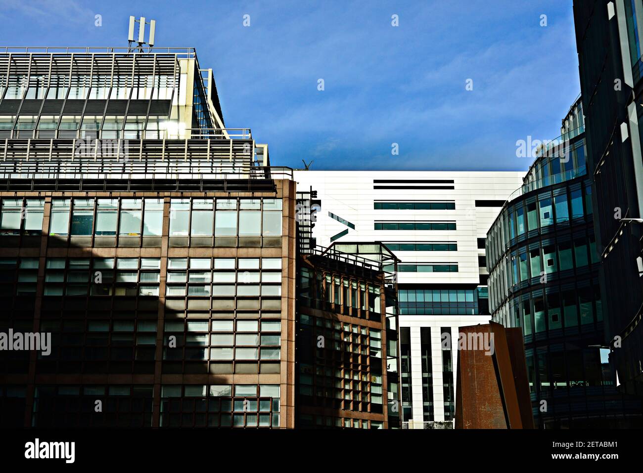 Cluster of high rise buildings hi-res stock photography and images - Alamy