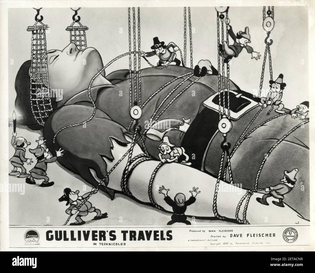 Full Length Technicolor Cartoon Feature GULLIVER'S TRAVELS 1939 ...