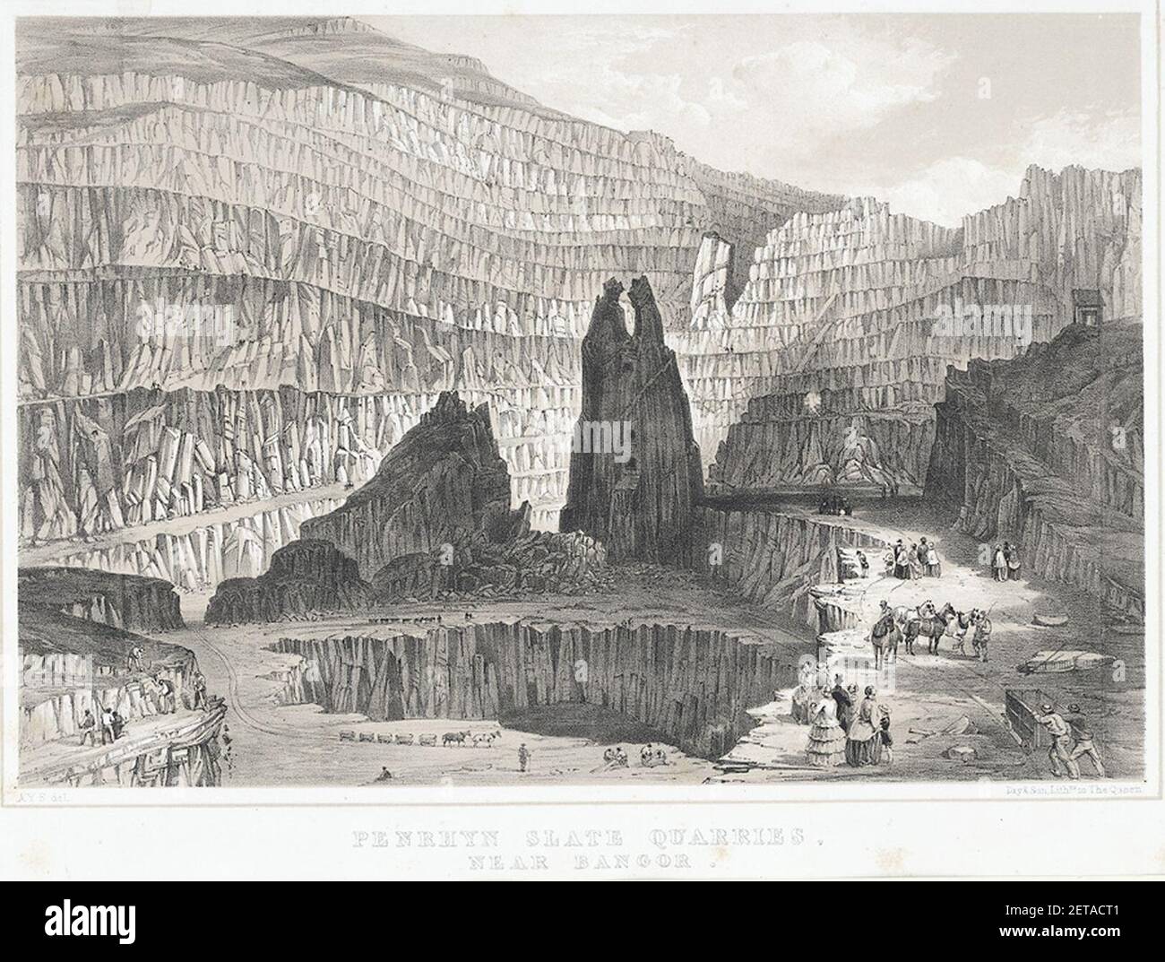 Slate quarries hi-res stock photography and images - Alamy