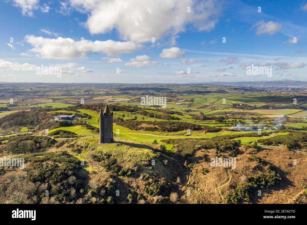 Scrabo Tower near Newtownards in Northern Ireland Stock Photo - Alamy