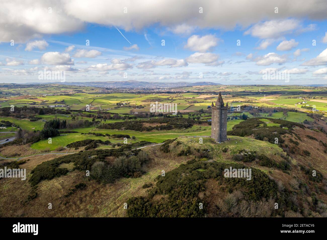 Scrabo stone hi-res stock photography and images - Alamy