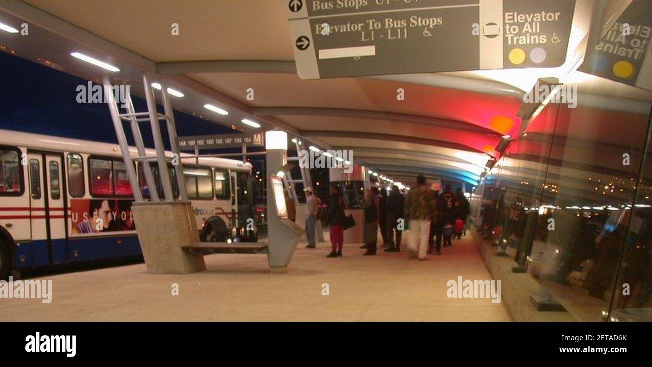 Pentagon Bus Facility Stock Photo - Alamy