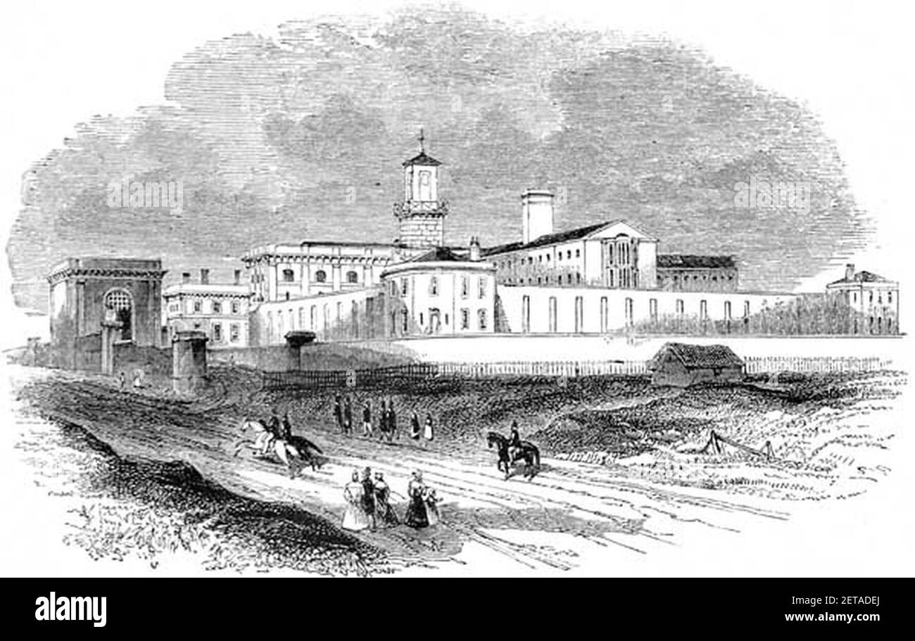 Pentonville Prison ILN 1842 Stock Photo - Alamy