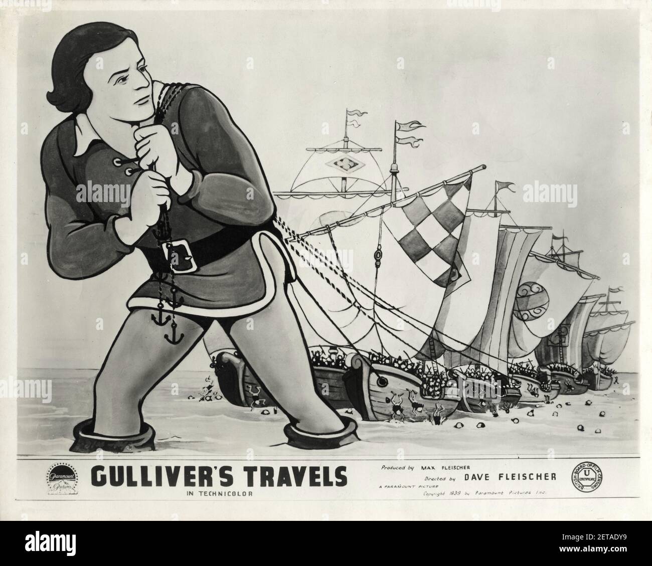 Full Length Technicolor Cartoon Feature GULLIVER'S TRAVELS 1939 ...