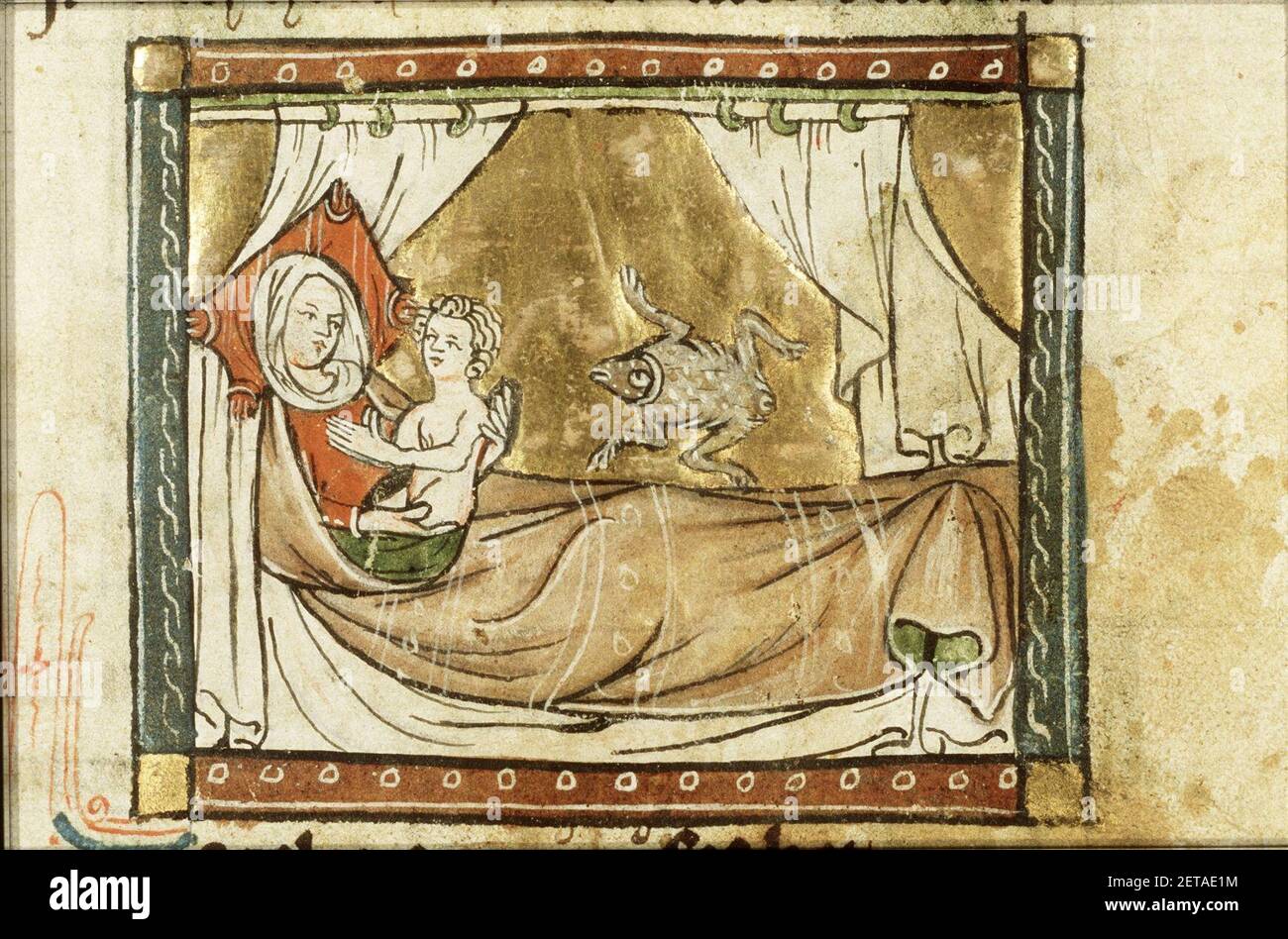 People among whom the women, when bearing a child, give birth to a toad ...