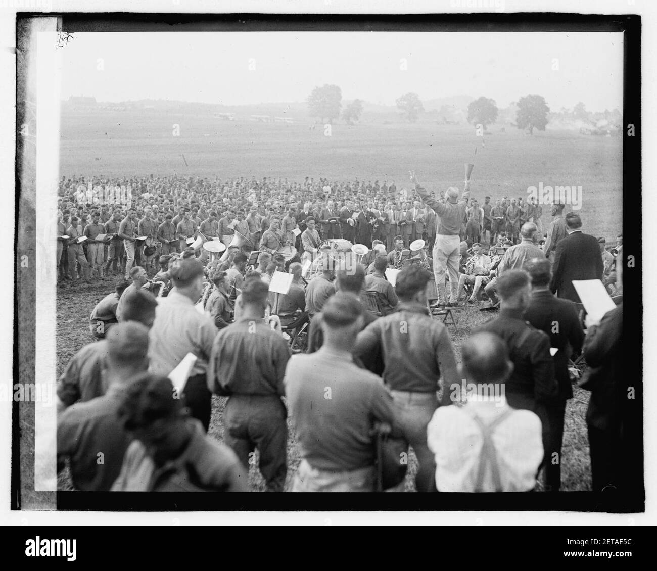 Outdoor event Black and White Stock Photos & Images - Alamy
