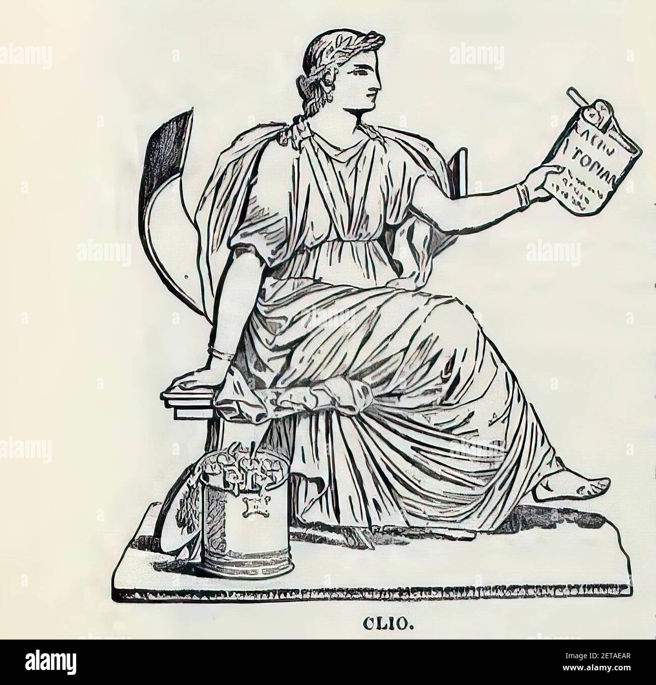 A 19-century greek or roman mythology illustration Stock Photo - Alamy