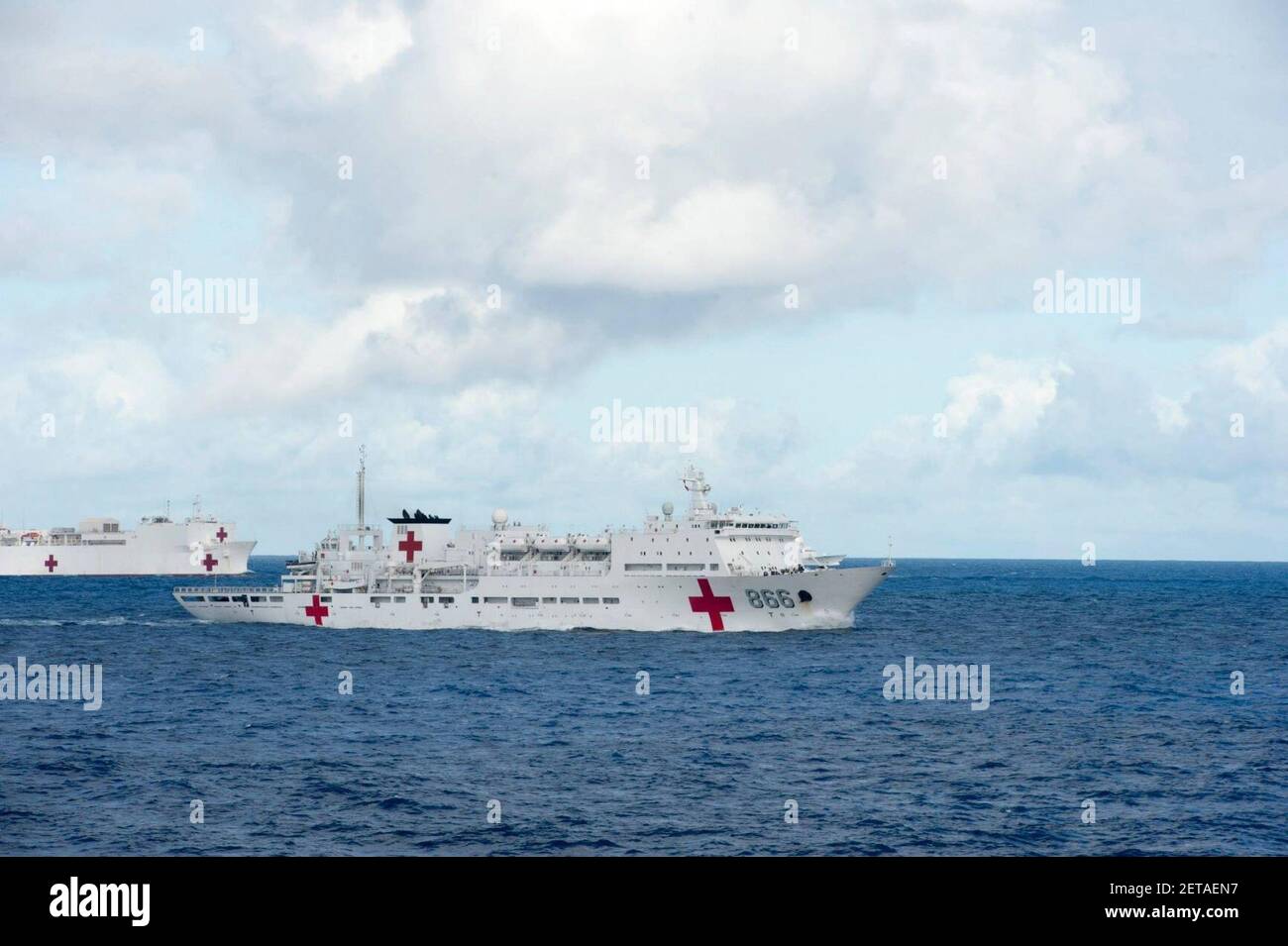 People's Liberation Army (Navy) hospital ship Peace Ark (T-AH 866) and ...