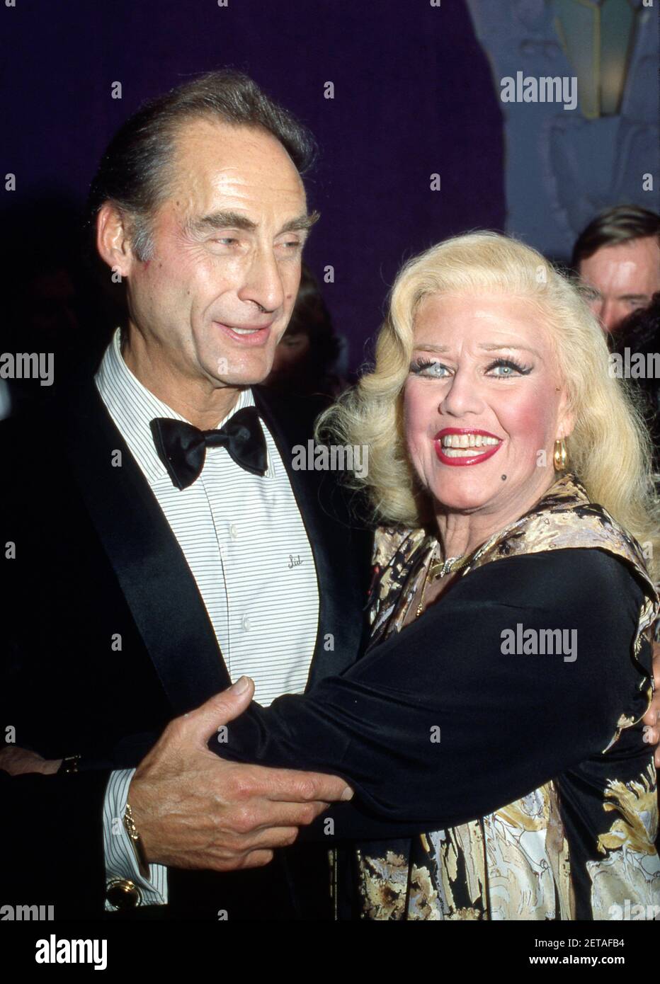 Sid Caesar and Ginger Rogers Circa 1980 Credit: Ralph Dominguez/MediaPunch Stock Photo - Alamy
