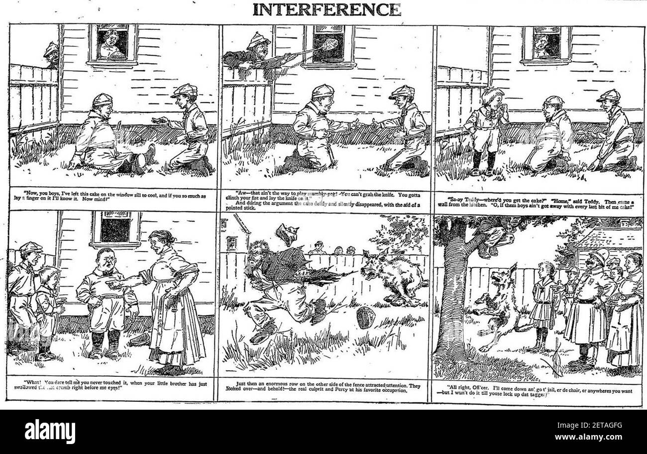 Percy and the Hoobley Family - Interference Stock Photo - Alamy