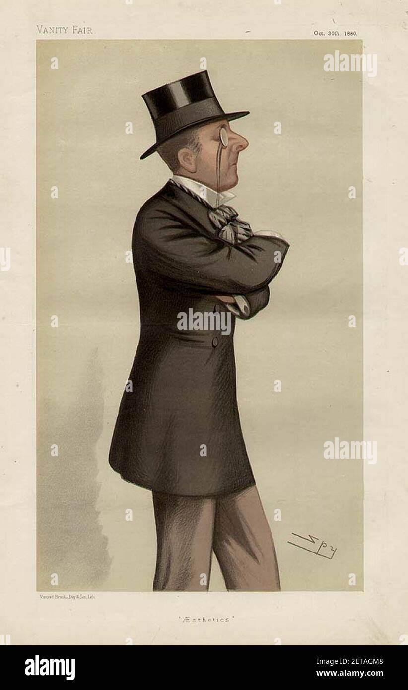 Percy Scawen Wyndham, Vanity Fair, 1880-10-30 Stock Photo - Alamy