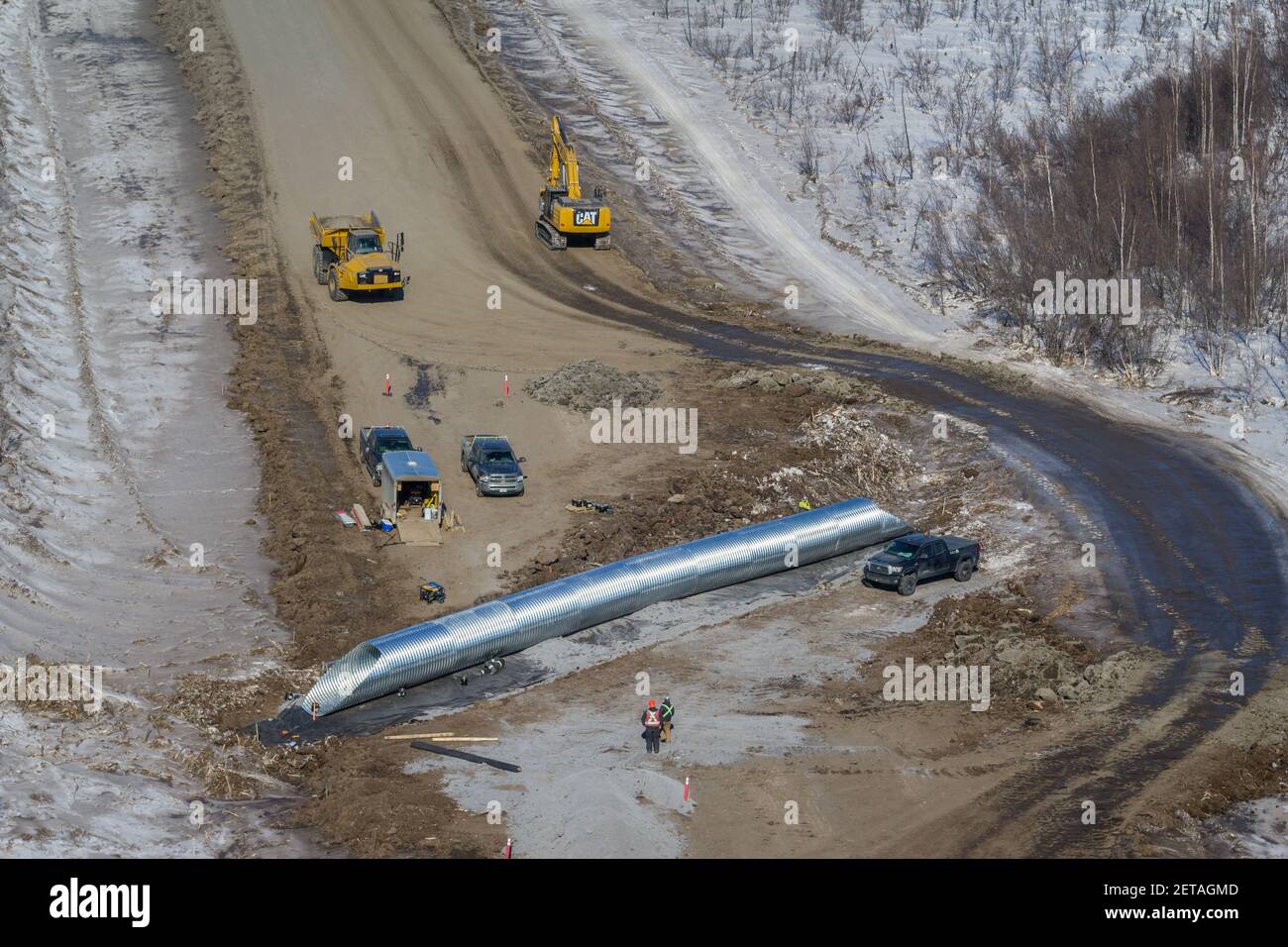 Multi plate culvert hi-res stock photography and images - Alamy