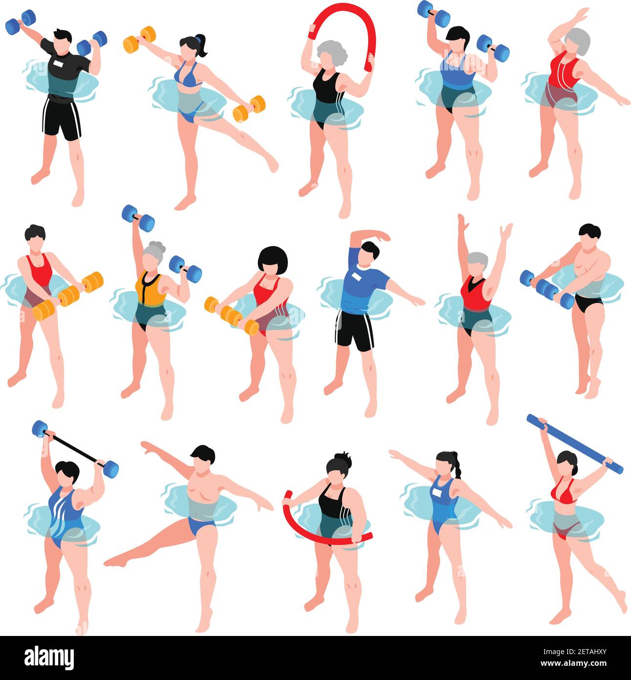 Aerobics Class Clip Art