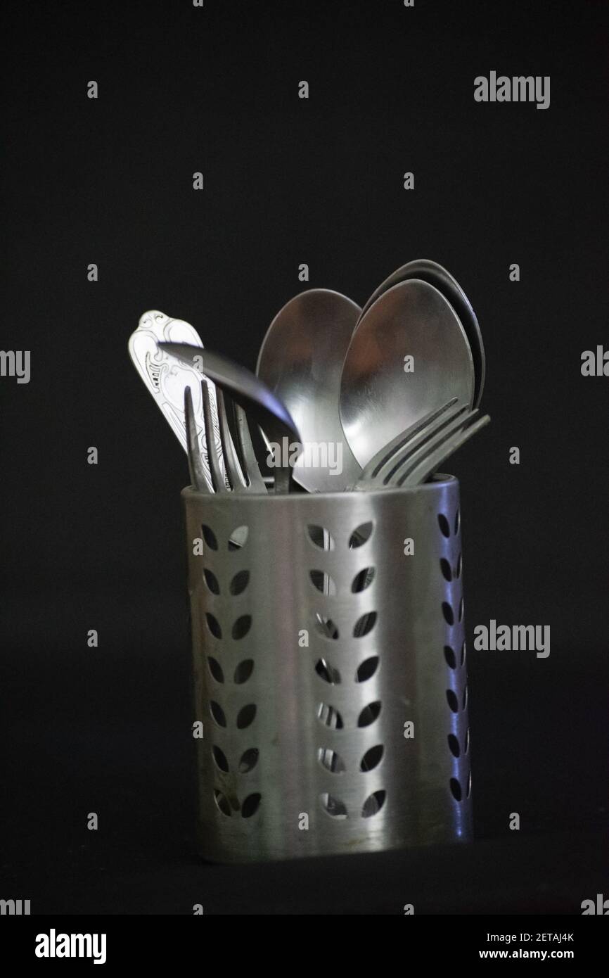 Metal black pot hi-res stock photography and images - Alamy