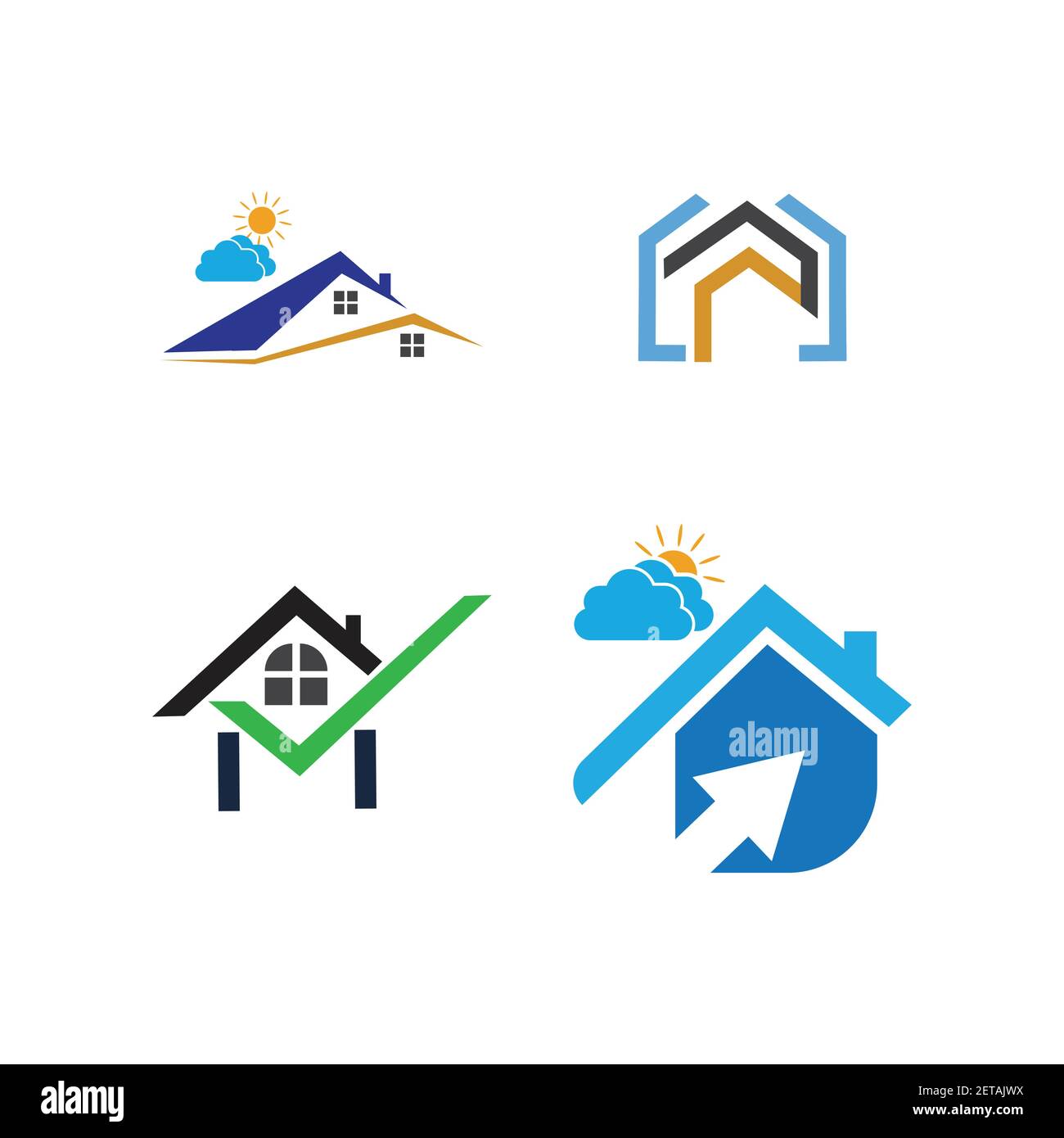 House logo vector illustration design Stock Vector Image & Art - Alamy