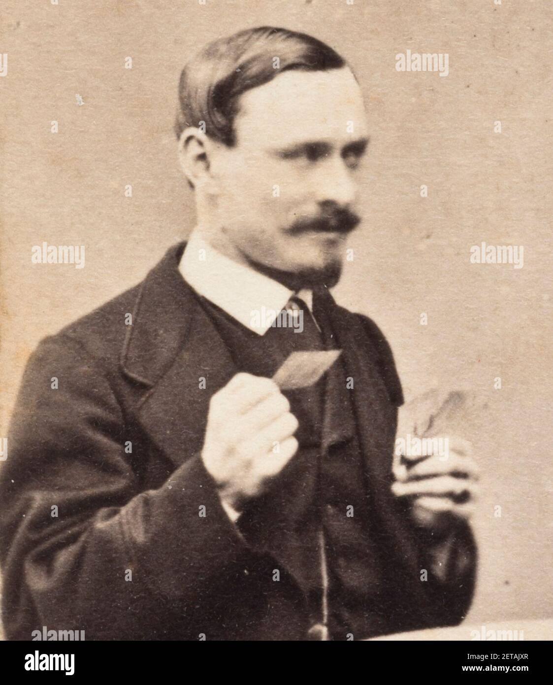 Joueur de carte hi-res stock photography and images - Alamy