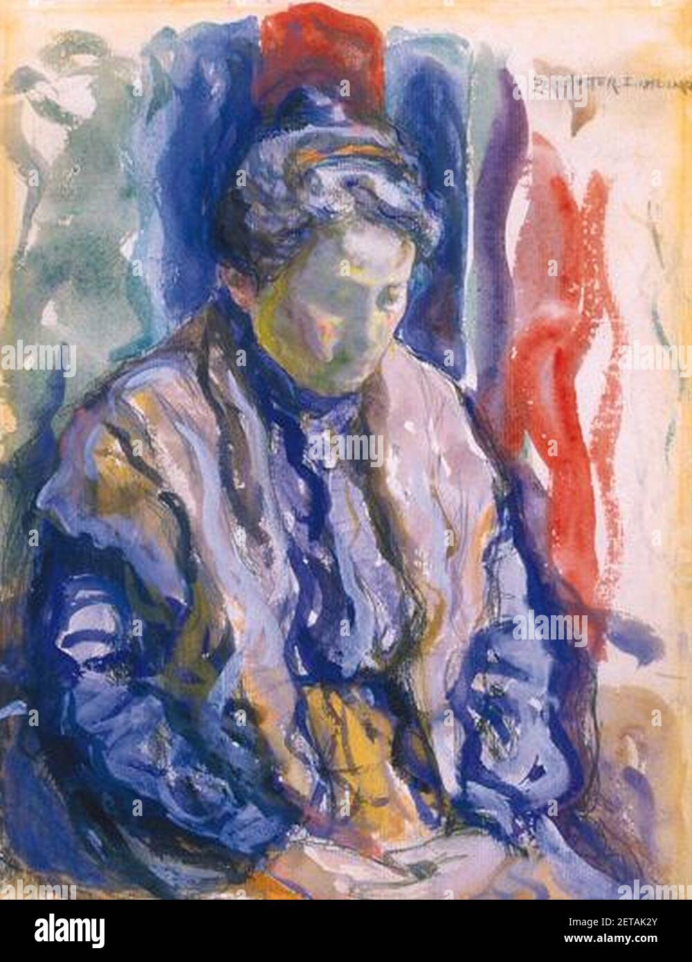 Perlmutter My wife 1892 Stock Photo - Alamy