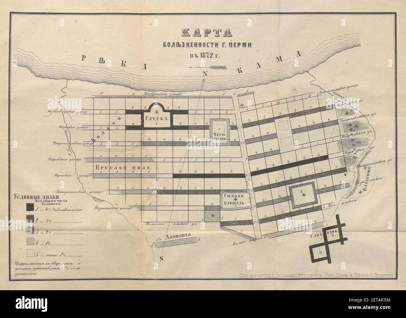 Perm map hi-res stock photography and images - Alamy