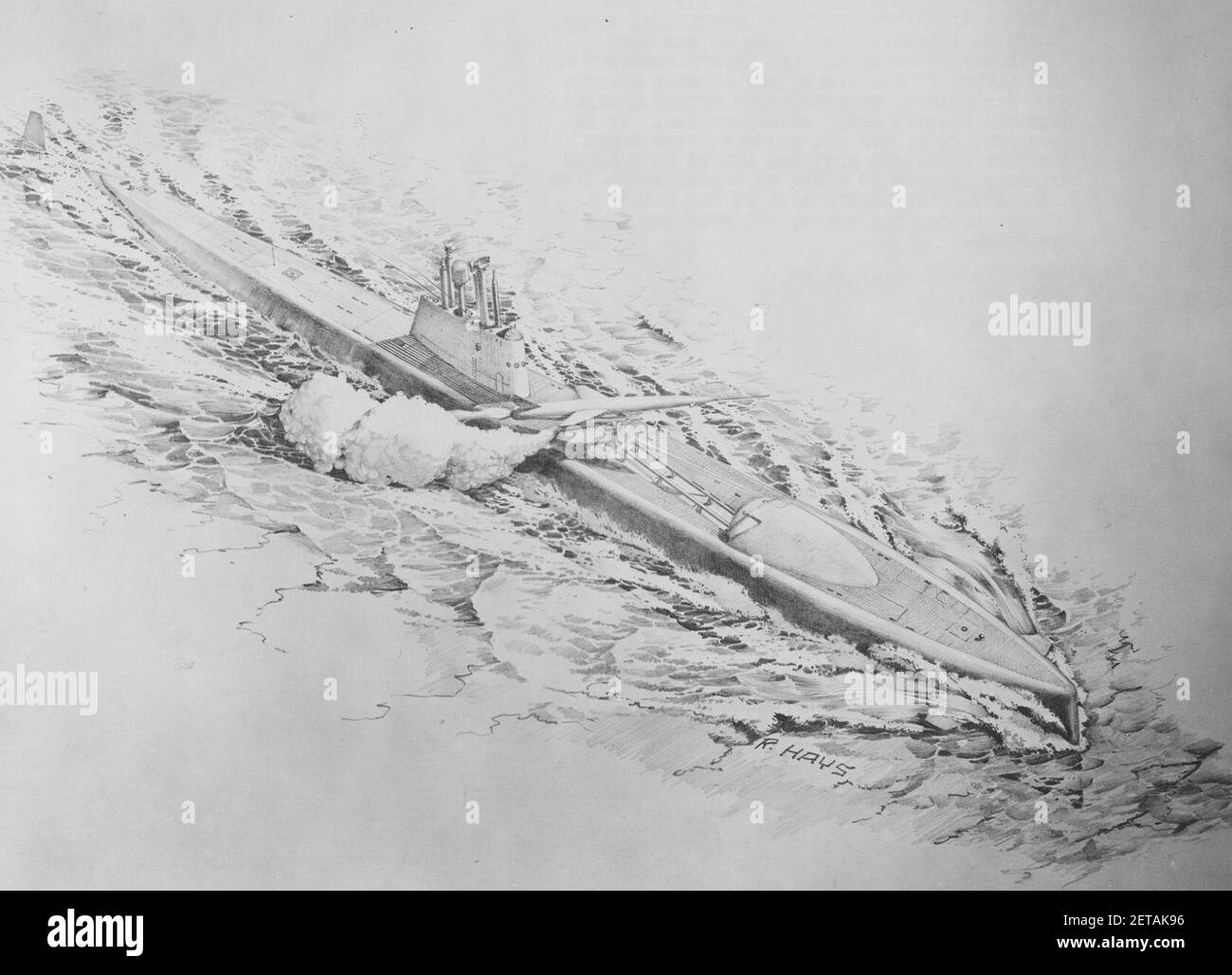 Permit class - SCB 166 - USN 695039 - Regulus II SSGN Stock Photo - Alamy