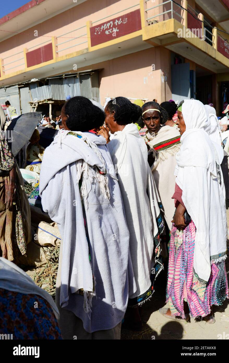 The vibrant market in Mekele, Tigray region, Ethiopia Stock Photo - Alamy