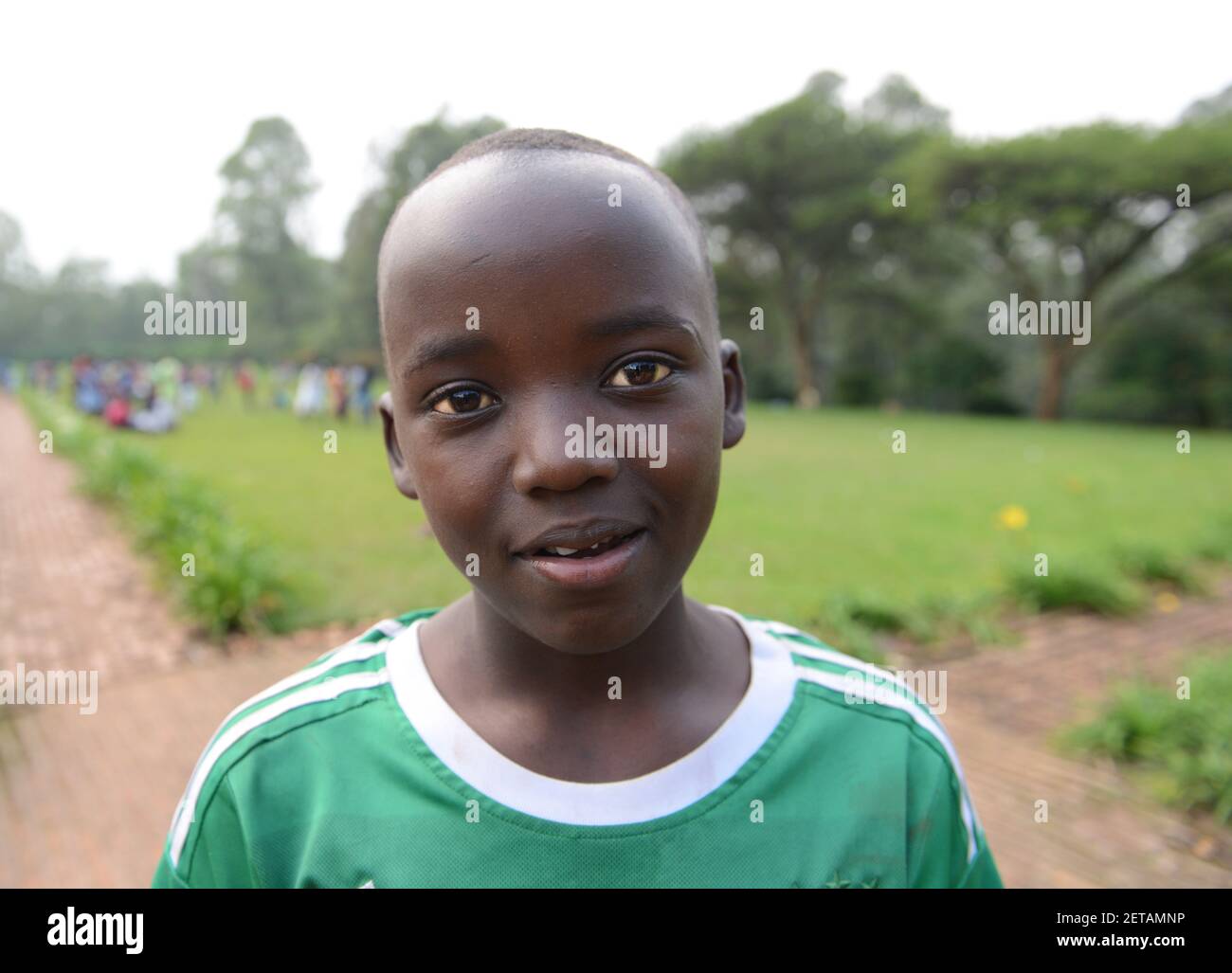 Portrait of a Rwandan boy Stock Photo - Alamy