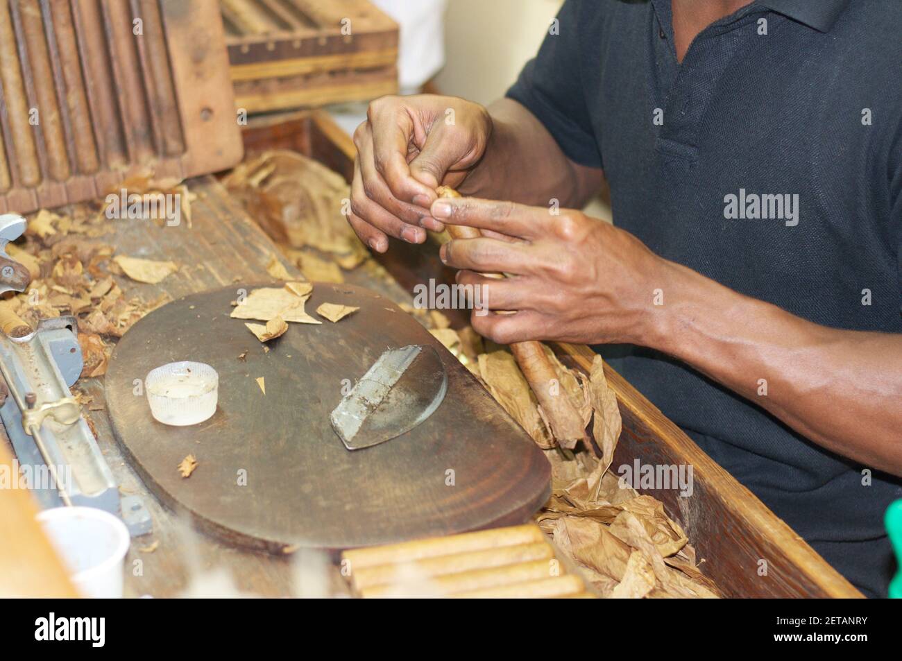 Tobacco wrapping hi-res stock photography and images - Alamy