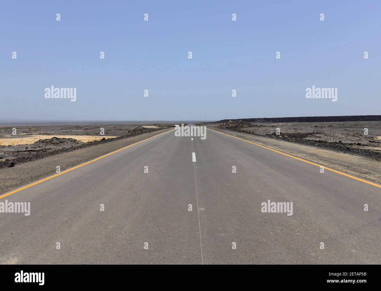 A road trip to the Danakil depression from Mekele in Ethiopia Stock ...