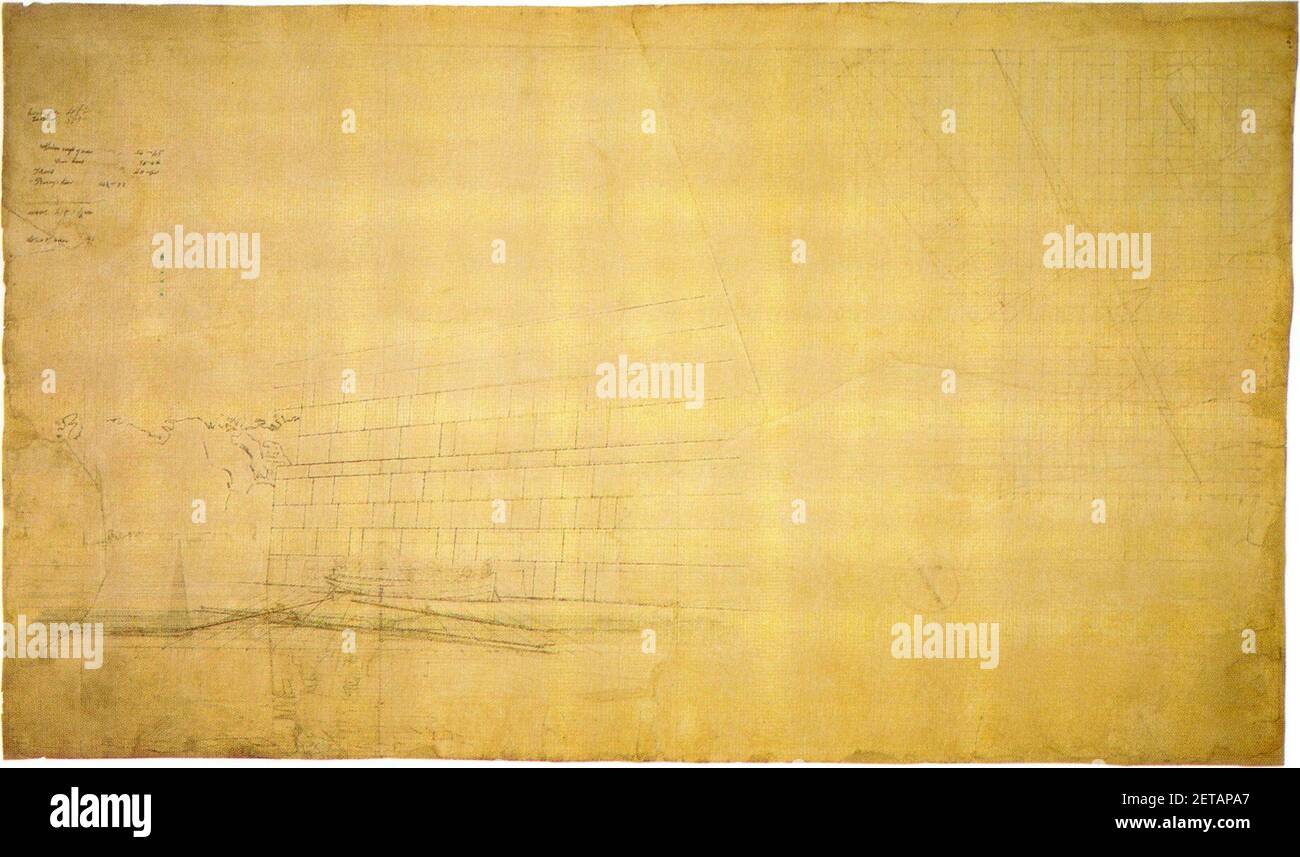 Perspective Drawing for the Schreiber Brothers G67 Stock Photo - Alamy
