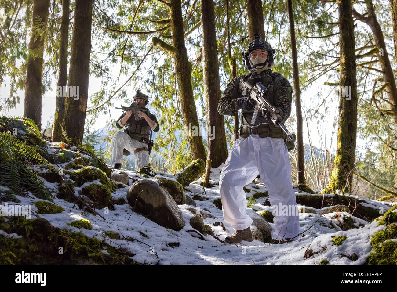 Army Man wearing Tactical Uniform Stock Photo - Alamy