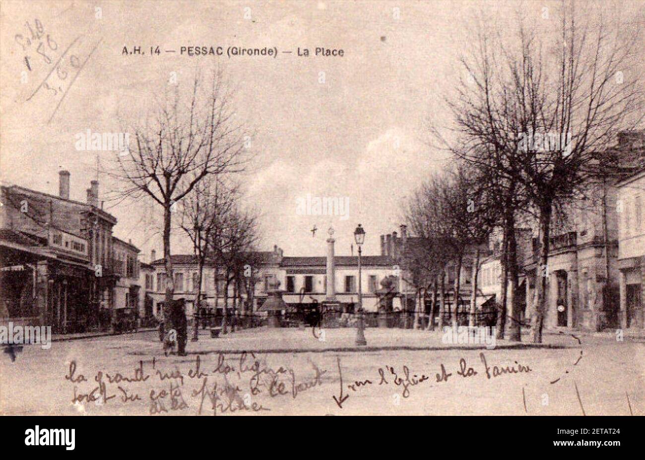 Pessac - place de la Mairie 2 Stock Photo - Alamy