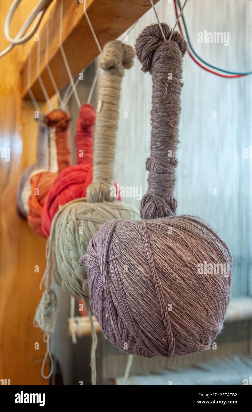Yarn beam hi-res stock photography and images - Alamy