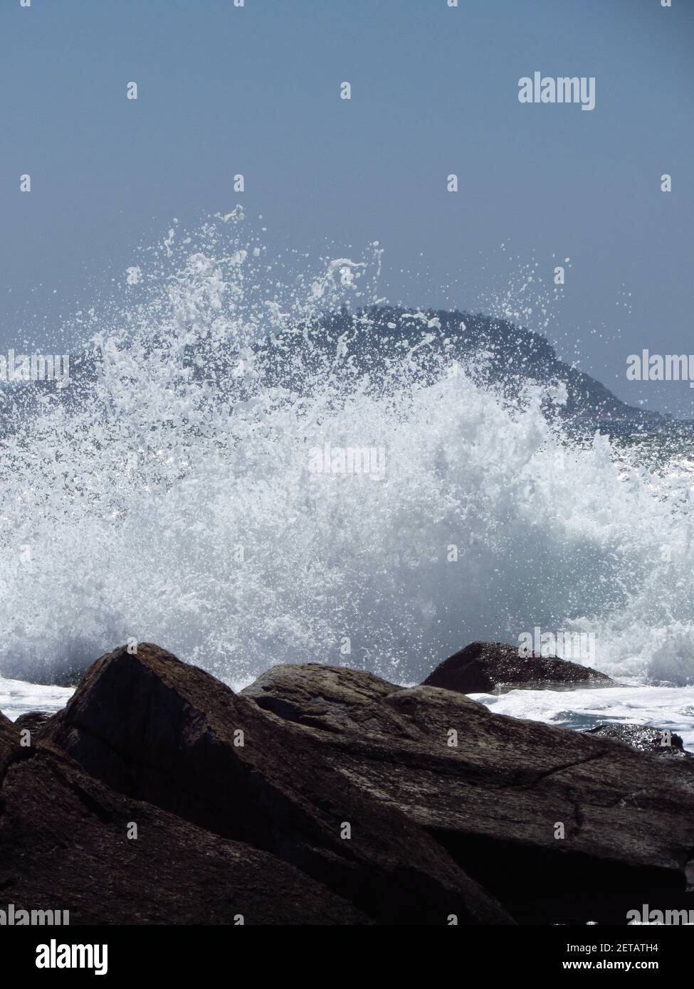 Pale blue waves hi-res stock photography and images - Alamy