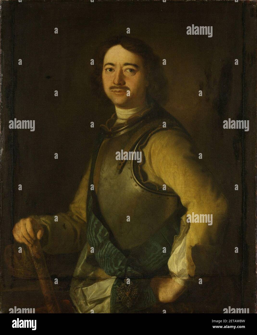 Peter de Grote (1672-1725), tsaar van Rusland Stock Photo - Alamy